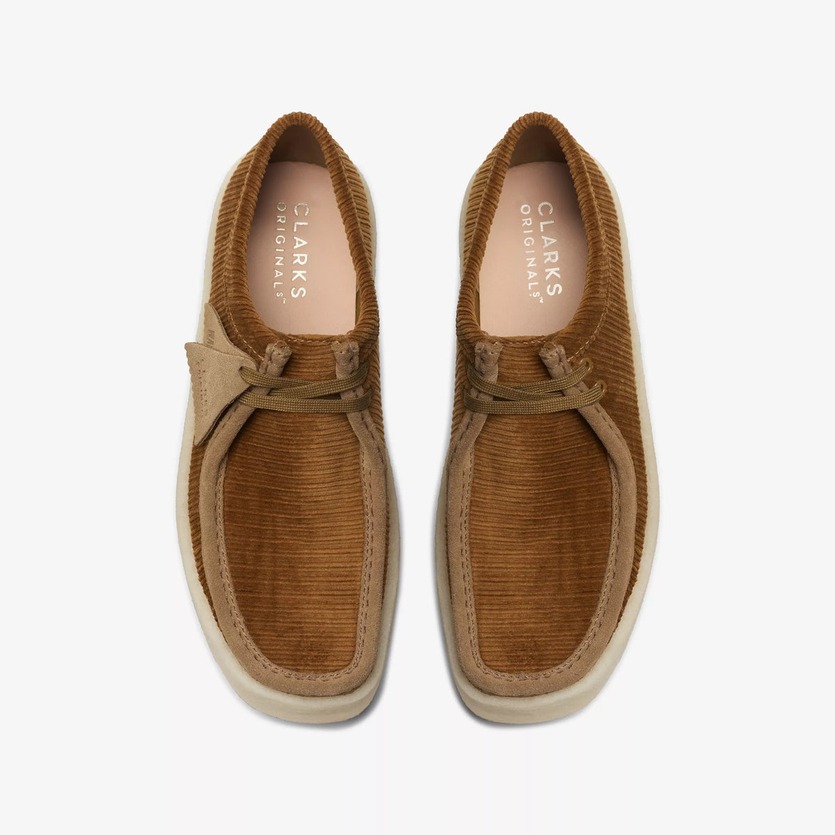 Clarks Original Men's Wallabee Cup Tan Cord Cordon Beige Made in Vietn ...